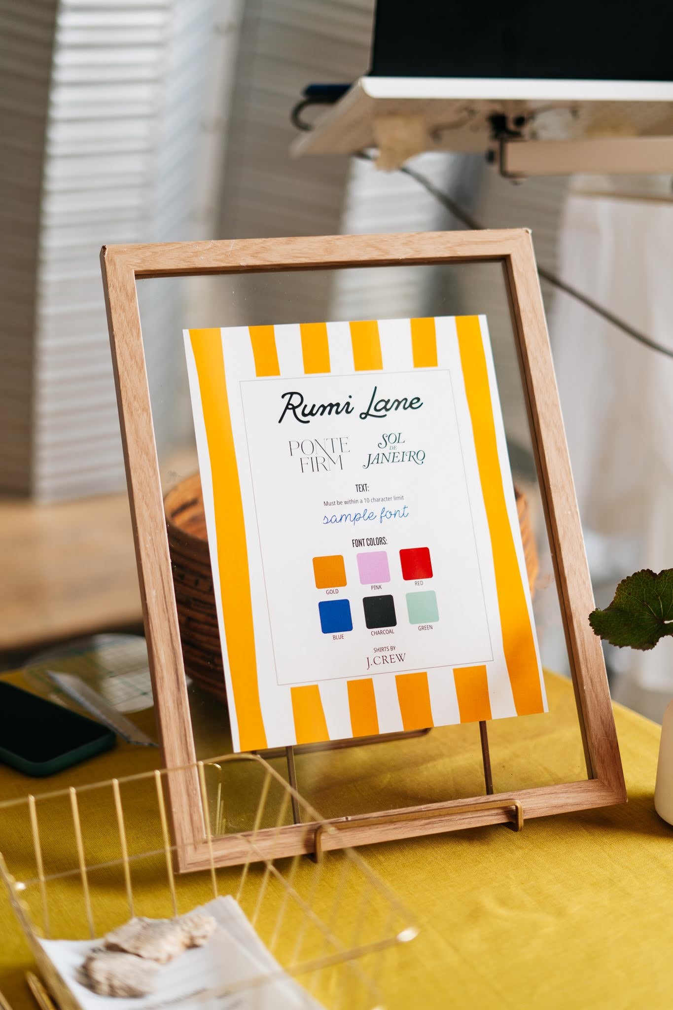 Private Event Live Embroidery Activation – Rumi Lane