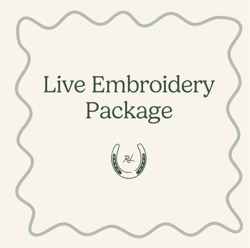 Live Embroidery Activation – Rumi Lane