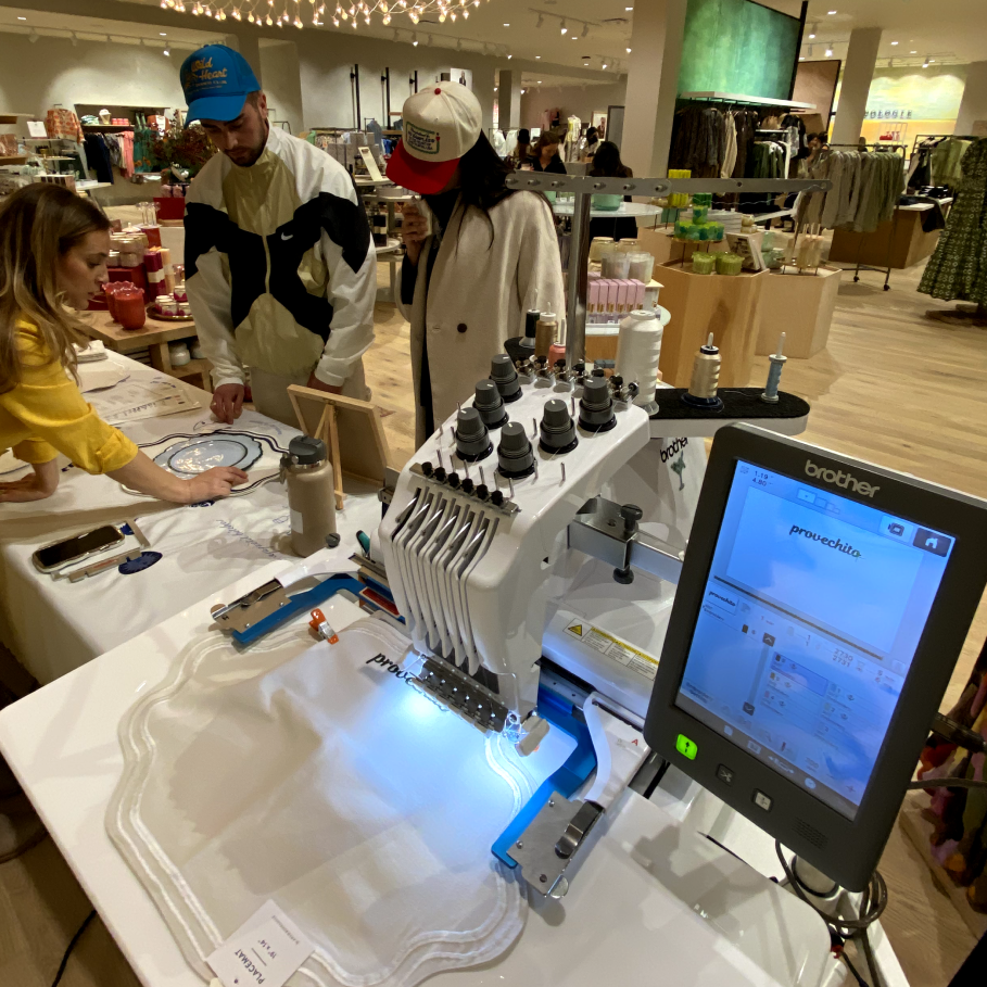 Rumi Lane, Live Embroidery Activation